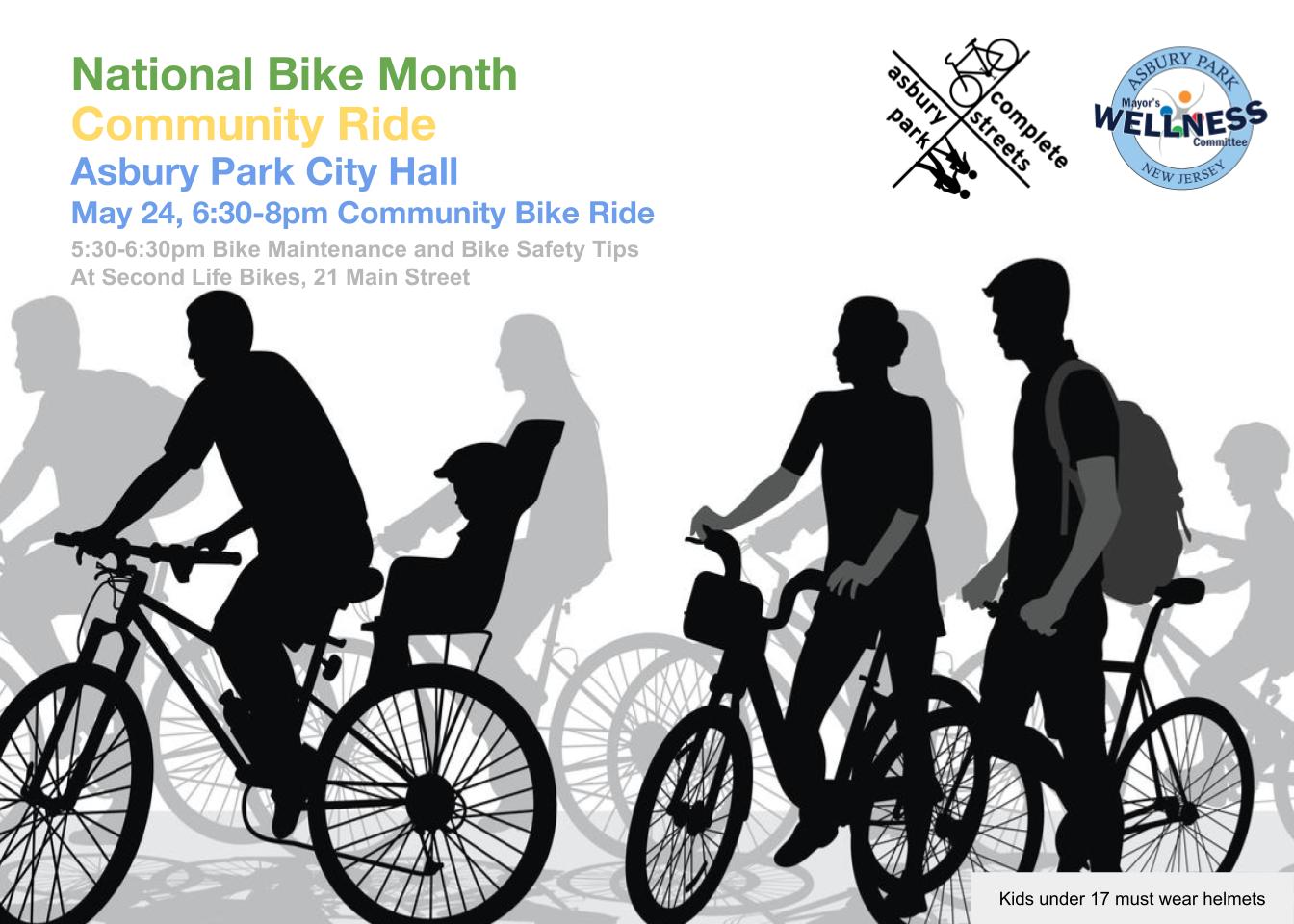 National Bike Month Community Ride May 24th! - Asbury Park Complete ...