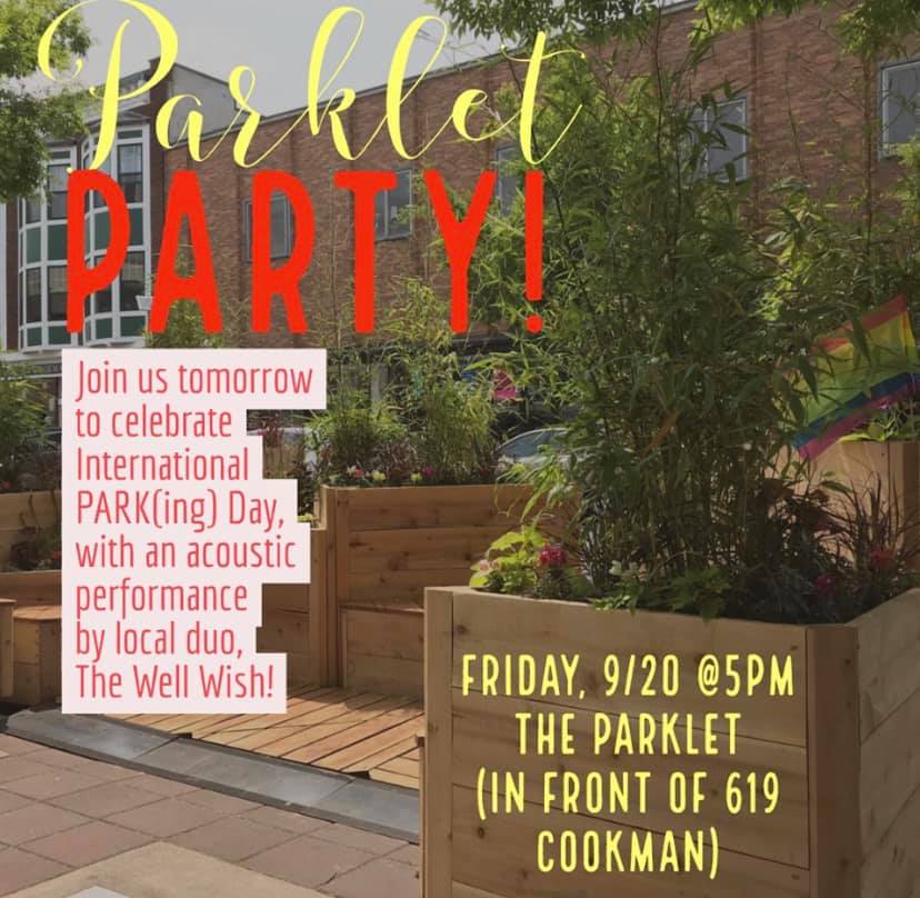 International Park(ing) Day tomorrow- Visit the Parklet on Cookman Ave ...